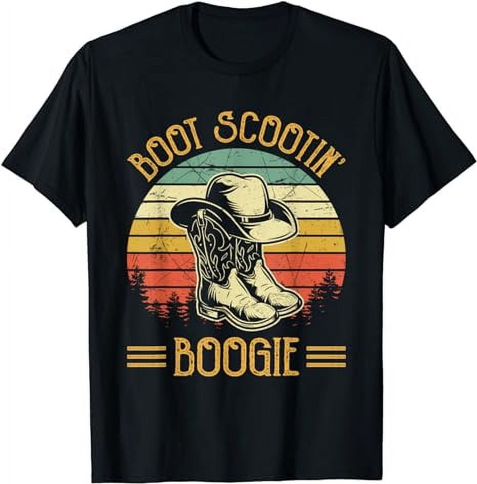 Cowboy Boots Boot Scootin’ Boogie TShirt Southern Western T-Shirt ...