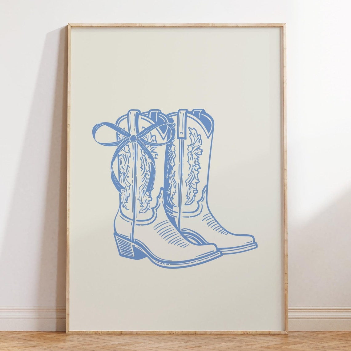 Cowboy Boots Print Vintage Western Wall Art Cowgirl Poster Wild West ...