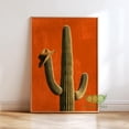 Cowboy Cactus Western Desert Saguaro Cactus Rustic Poster Unframed ...