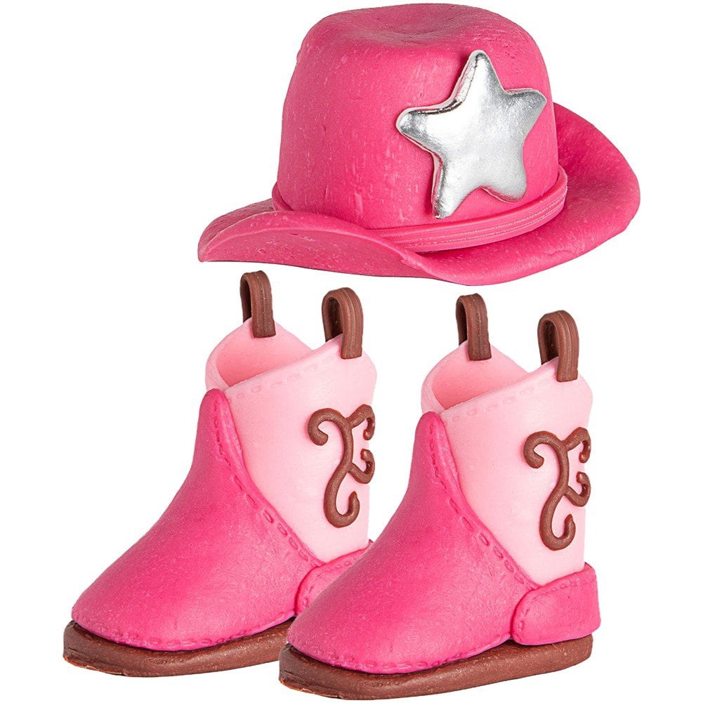 Cowboy Cake Decorations Cowboy Hat Boot Cake Toppers Western Cowboy ...