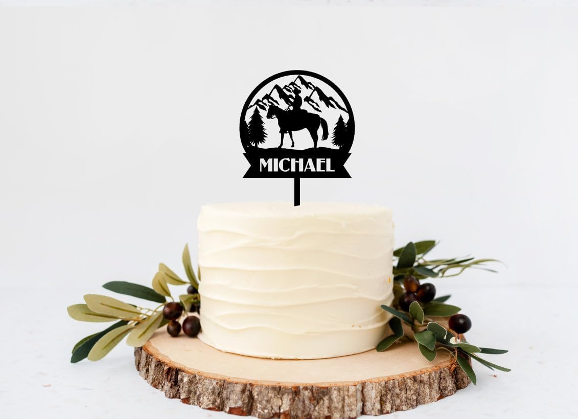 Cowboy Cake Topper,rodeo cowboy Birthday Party Cake Decorating,Custom ...