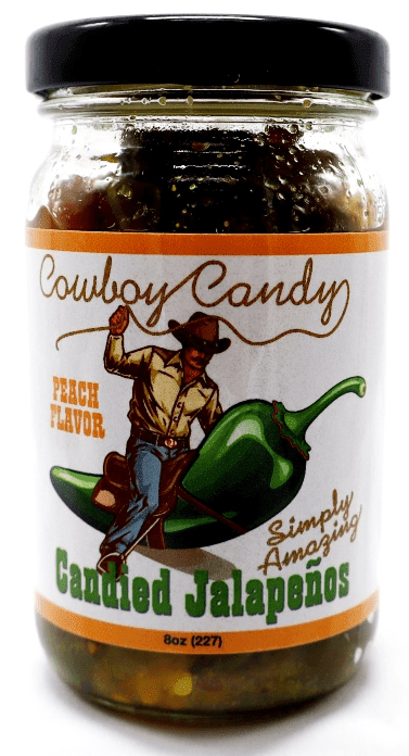 Cowboy Candy Peach Flavored Sweet Candied Jalapenos - Walmart.com