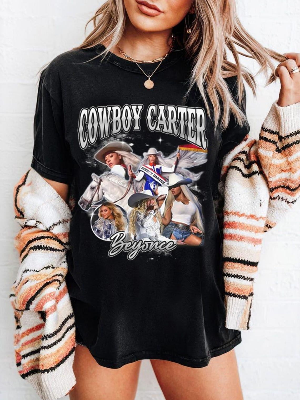 Cowboy Carter Beyoncé T-Shirt, Rodeo Inspired Tee, Queen Cowboy Shirt ...