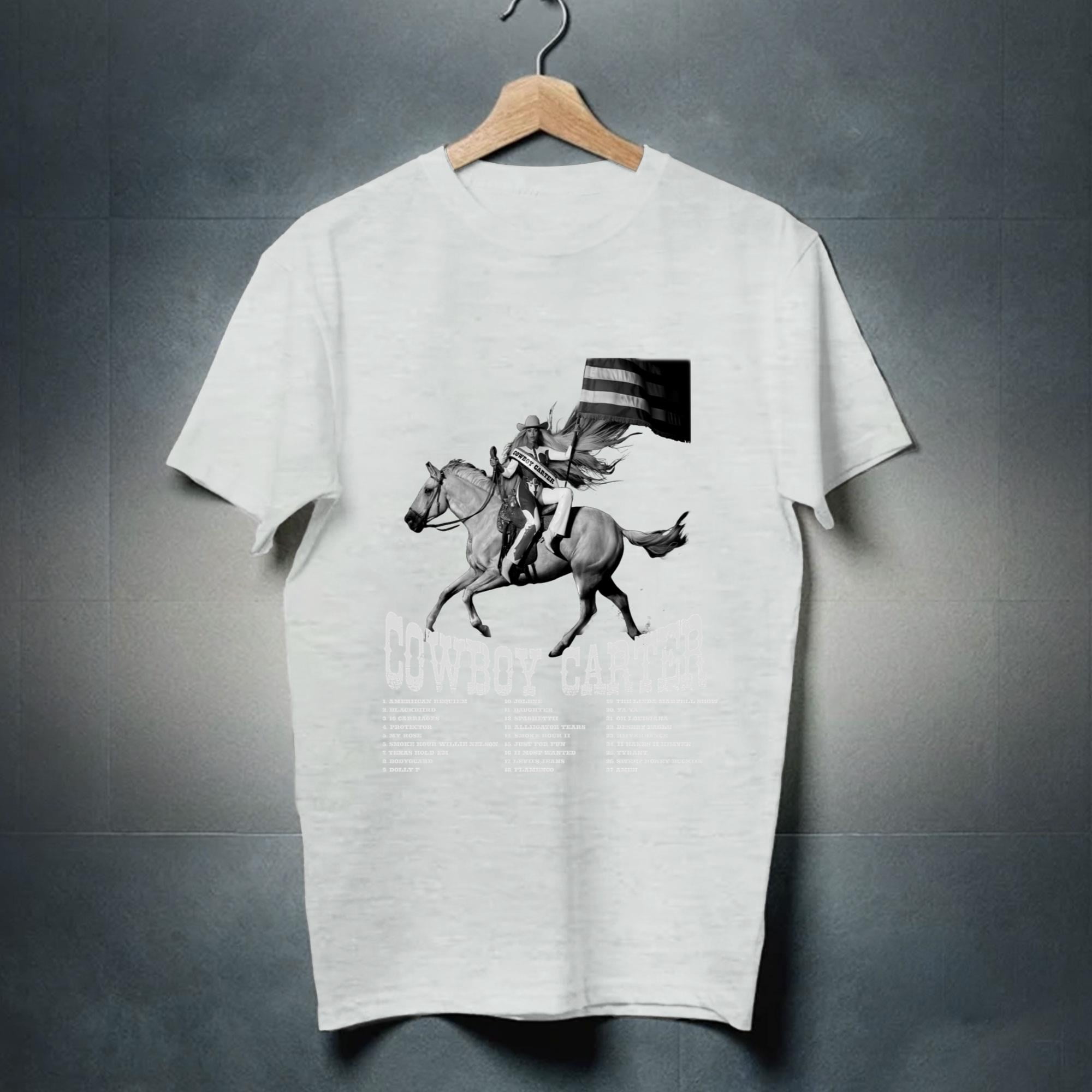 Cowboy Carter Shirt Retro Music Graphic Gift for Her New Instock ...