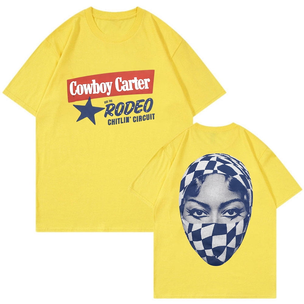 Cowboy Carter T-shirt 2024 Album Tour Crewneck Short Sleeve Cotton Tee ...