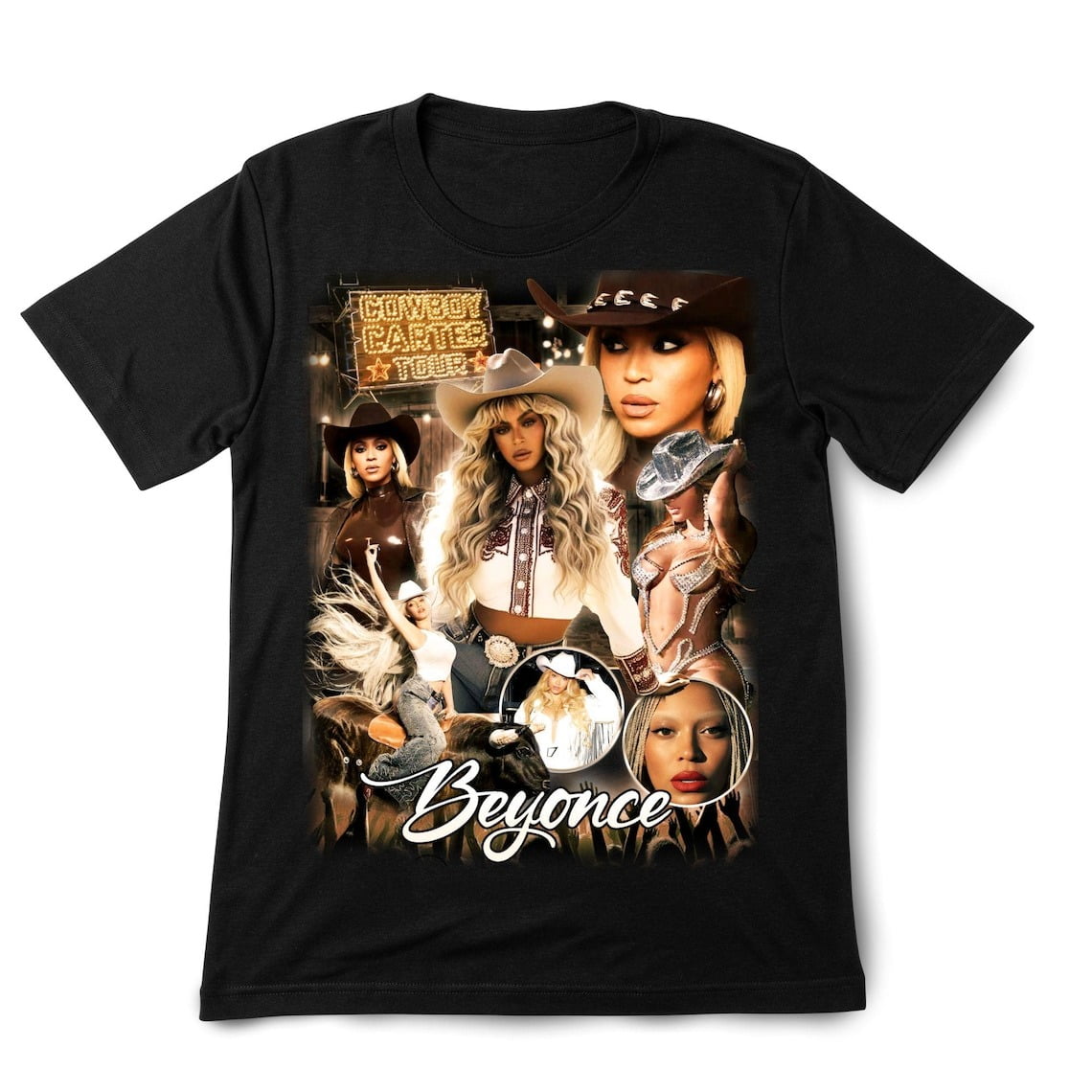 Cowboy Carter Tour Shirt Beyyonce Bootleg Rap Tee Gift For Fan ...