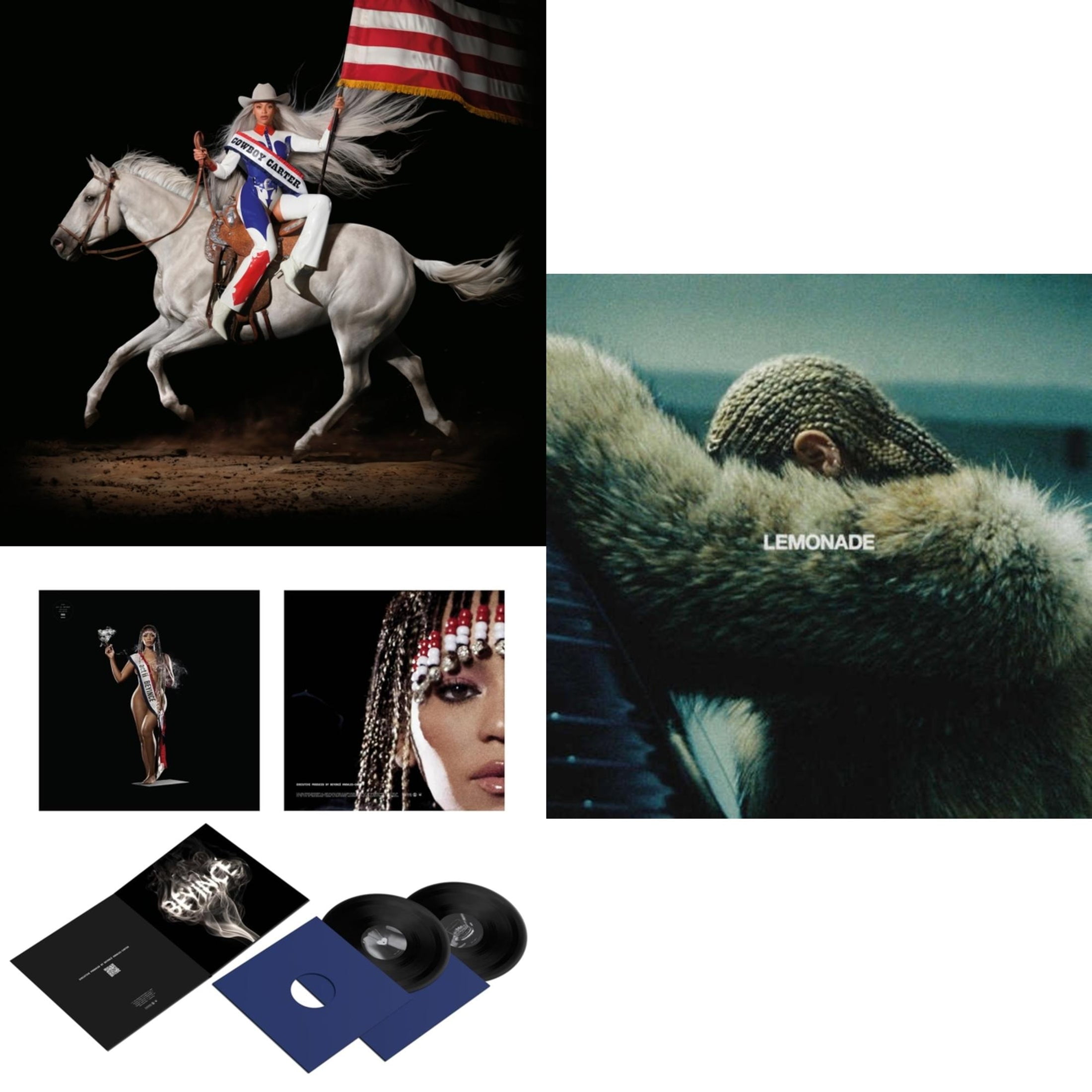 Cowboy Carter (X) (2LP/180G) & Cowboy Carter (X) (2LP/180G/Bead Face ...