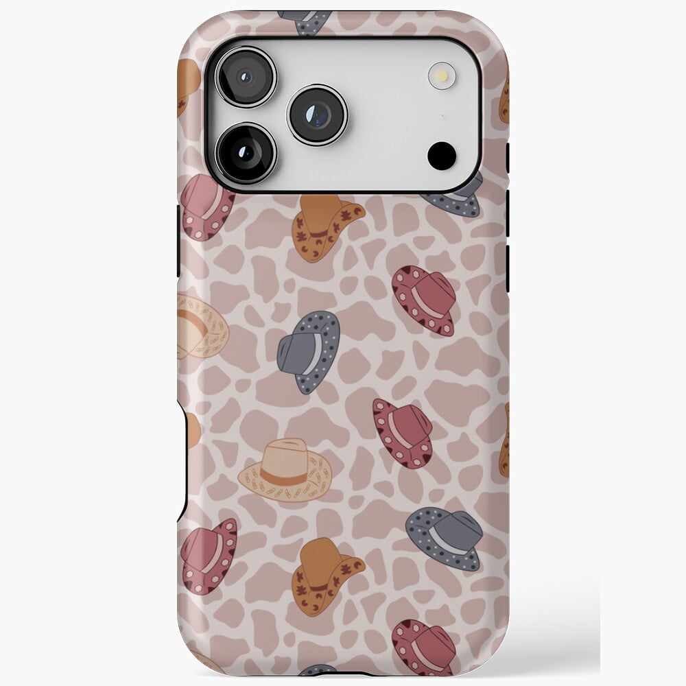 Cowboy Chic Western Aesthetic Graphic Tough iPhone Case 17 11 12 13 14 ...