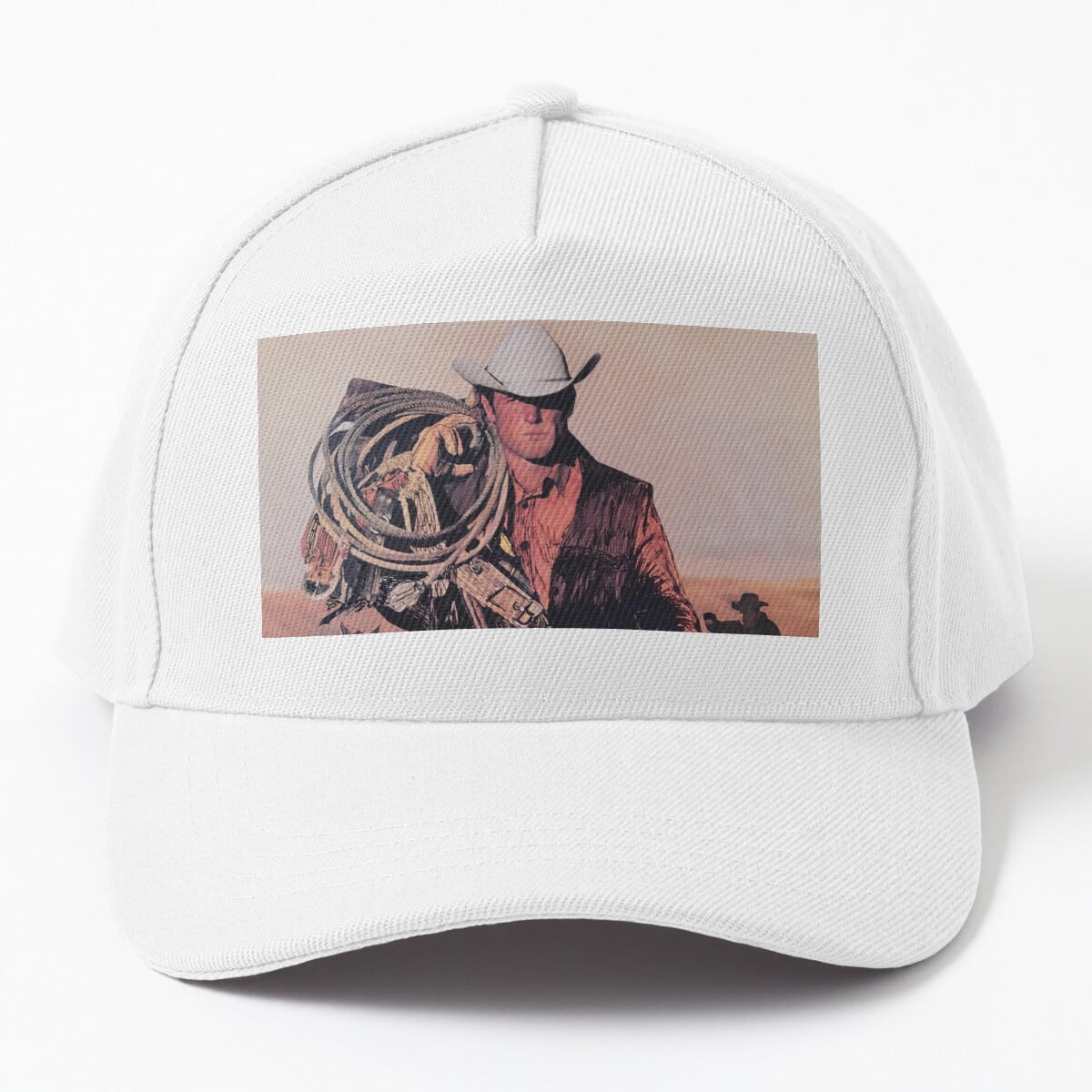 Cowboy Classic With Horse, Art By Miguel Matos Baseball Cap ...