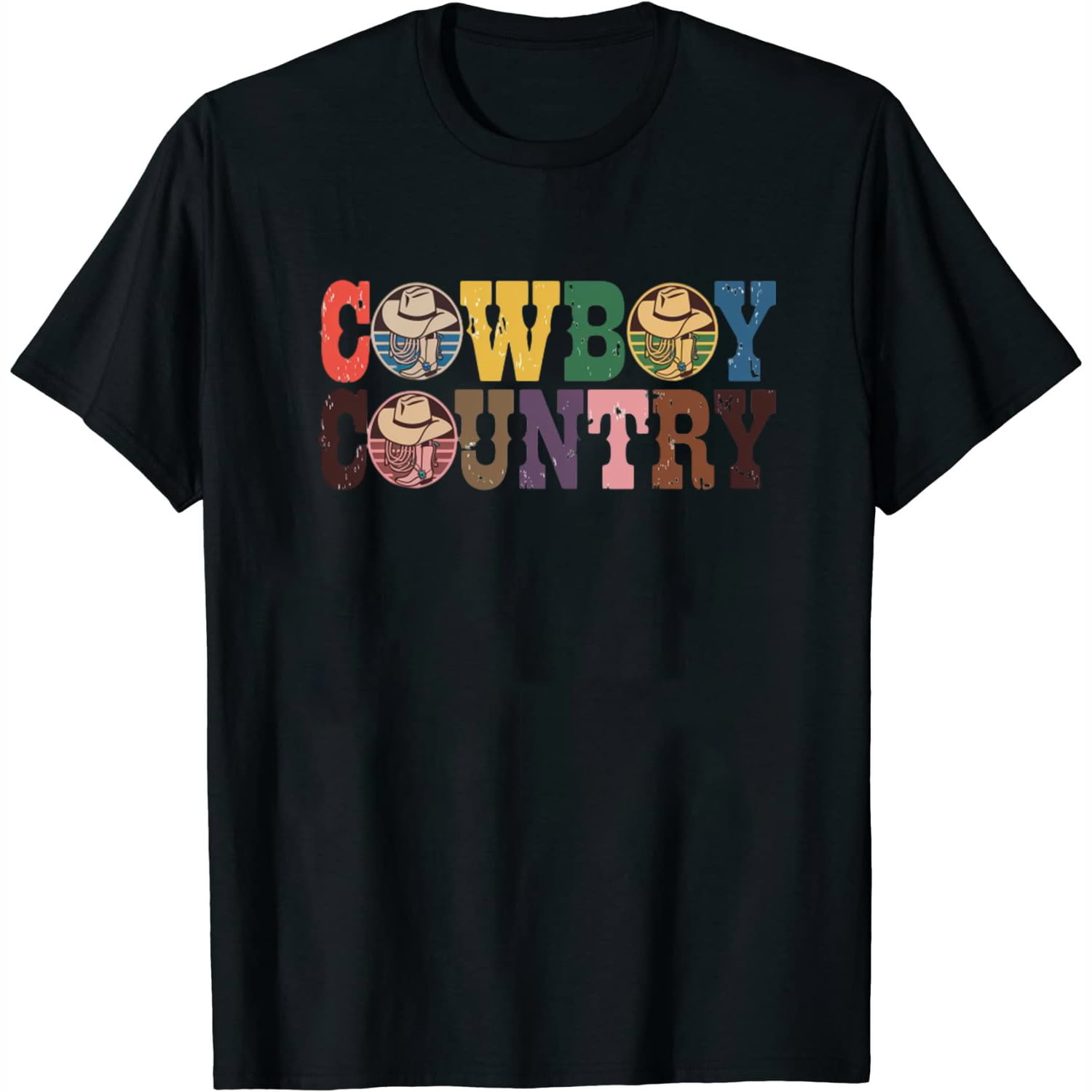 Cowboy Country - Faith - Bible Verse - Bible Quote T-Shirt - Walmart.com