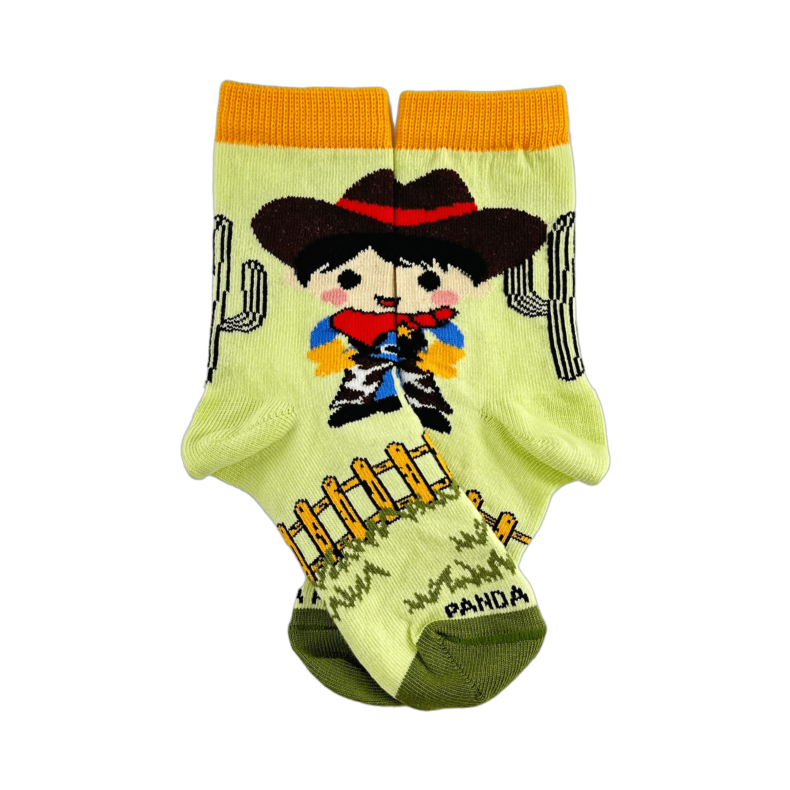 Cowboy / Cowgirl Socks from the Sock Panda (Ages 3-7) Size: Small (Age ...