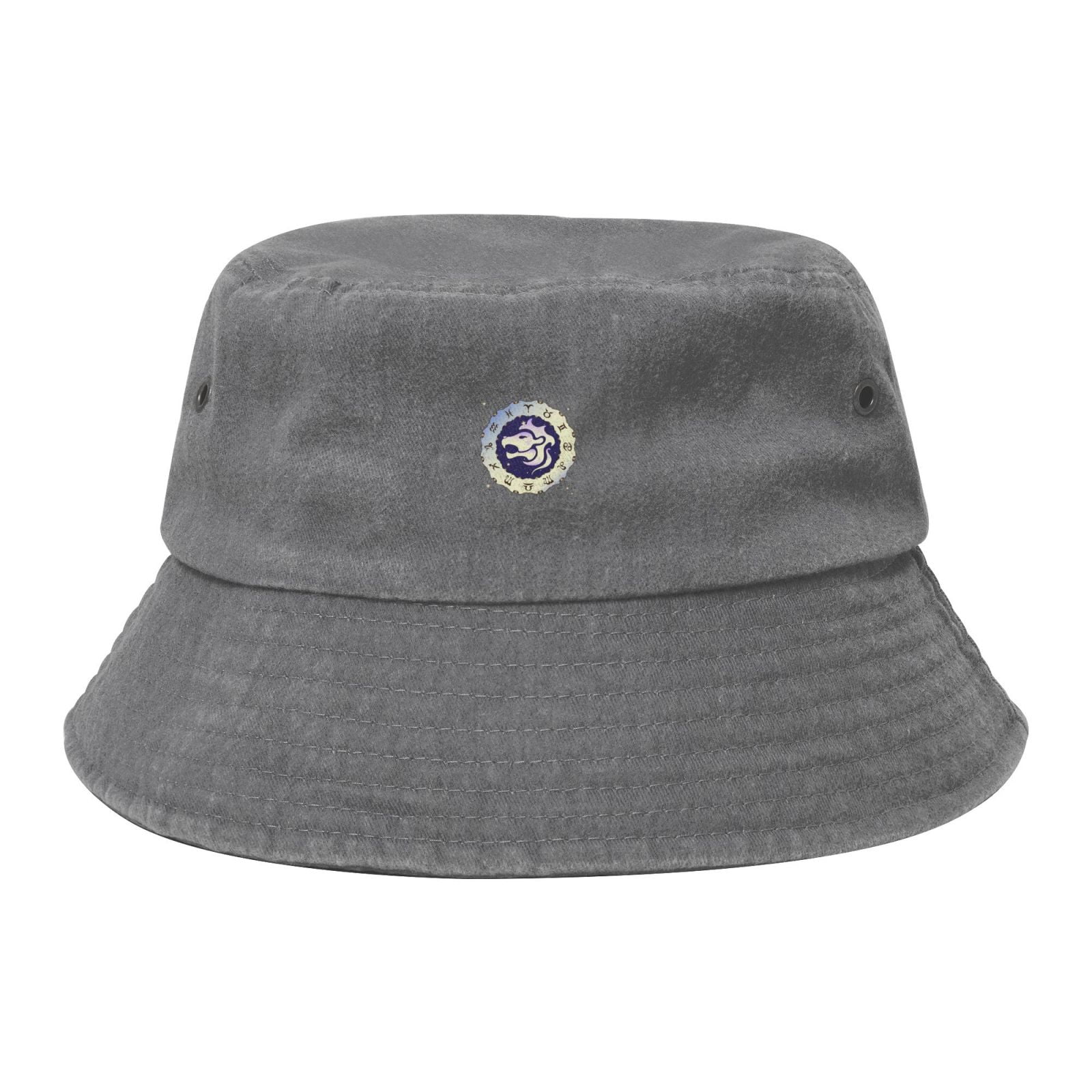 Cowboy Denim Fisherman Hatconstellation Icon Leo Symbol Printing ...