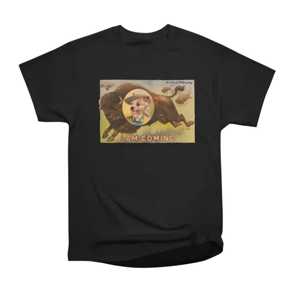 Cowboy Dog Coming to Conquer the Wild West T-Shirt Tee Gift For Him ...