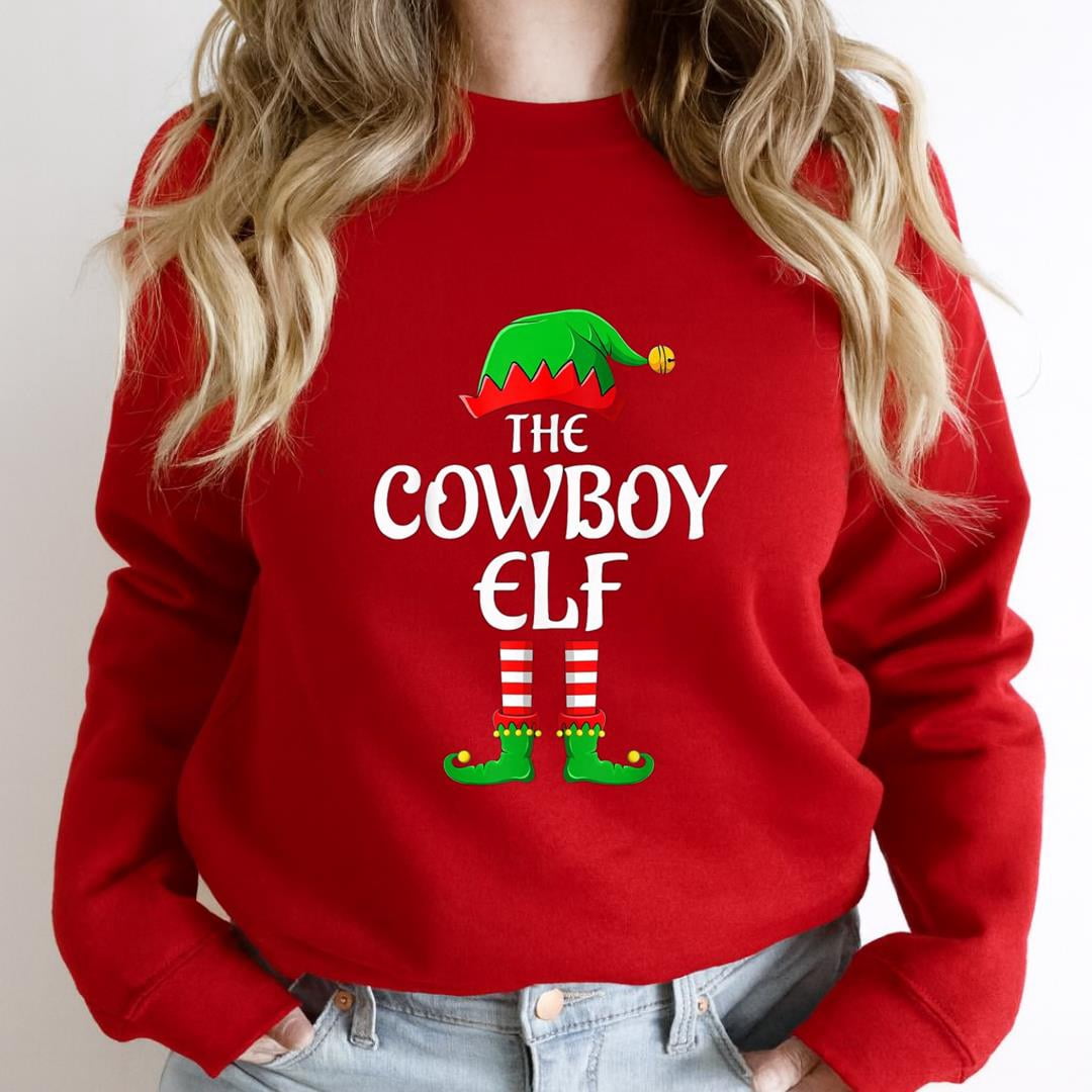 Cowboy Fairy Funny Matching Family Christmas Pajama Holiday Graphic ...