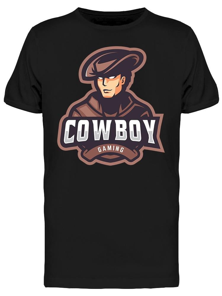 Cowboy Gaming Icon Clipart T-Shirt Men -Image by Shutterstock, Male ...