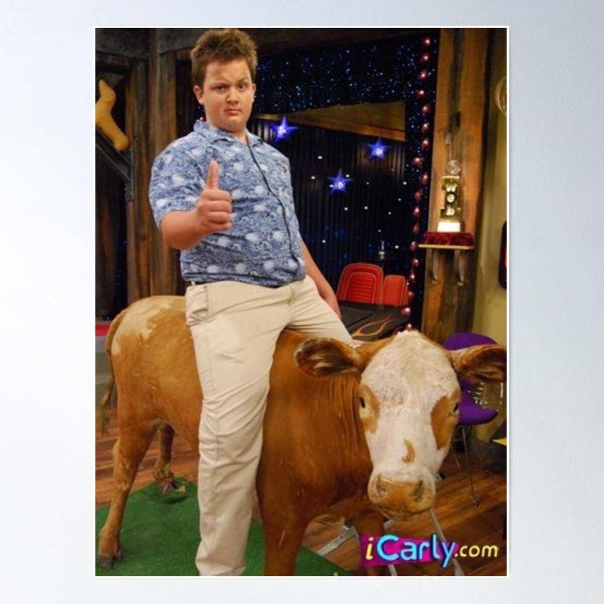 Cowboy Gibby Poster Wall Art, Modern Wall Decor For Living Room Bedroom ...