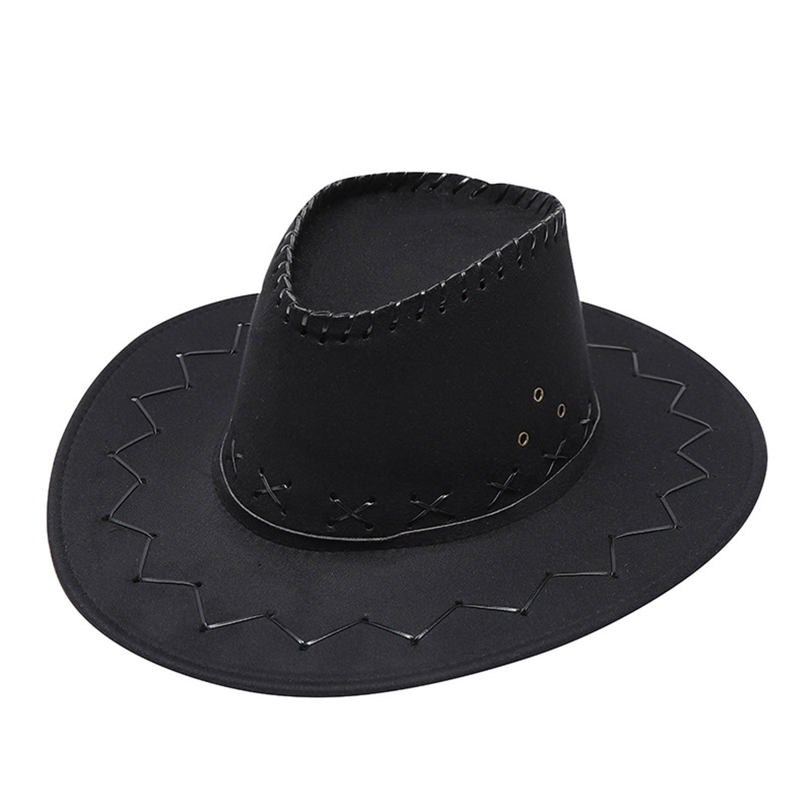 Cowboy Hat, Baberdicy Adult Casual Solid Suture Summer Western Fashion ...