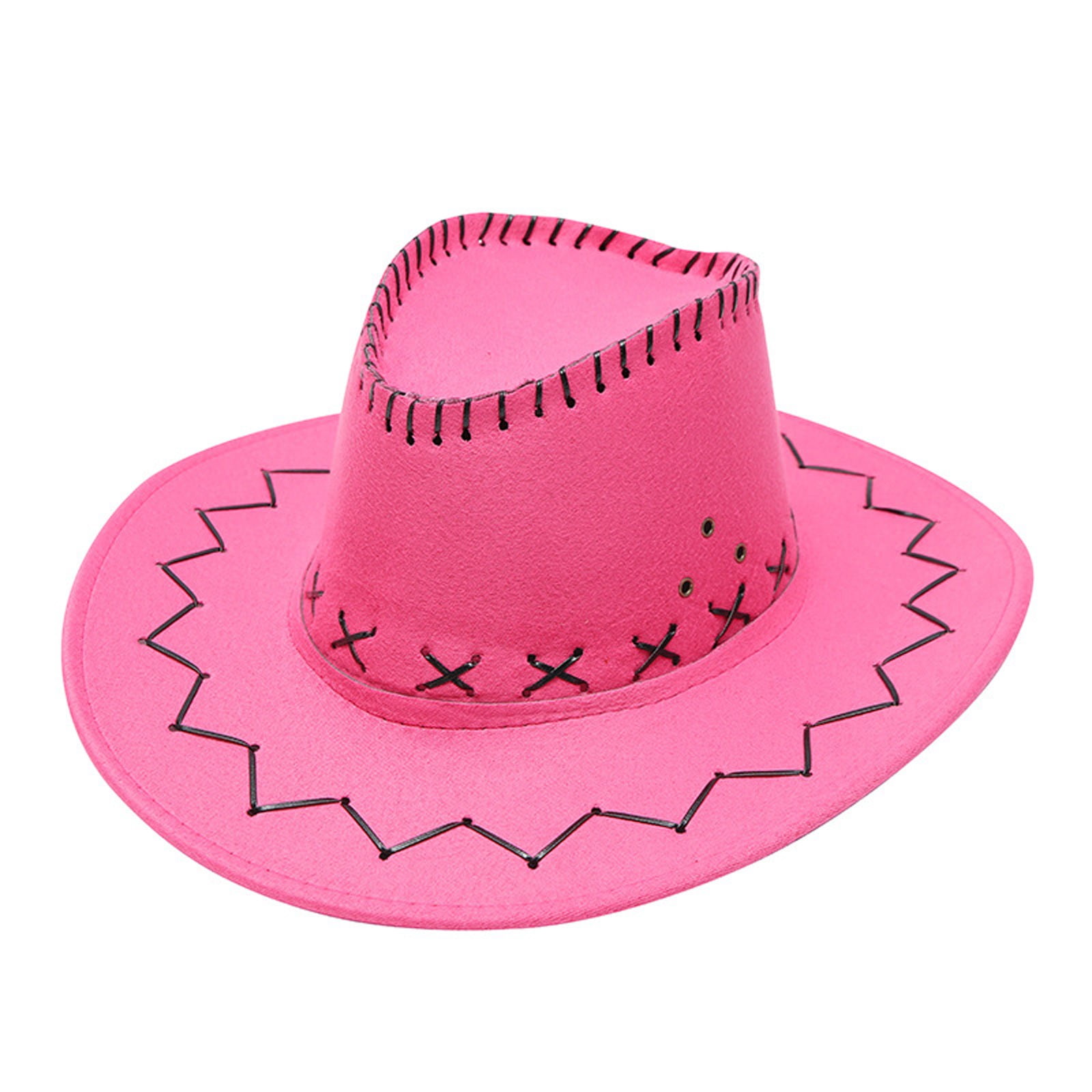 Cowboy Hat, Baberdicy Adult Casual Solid Suture Summer Western Fashion ...