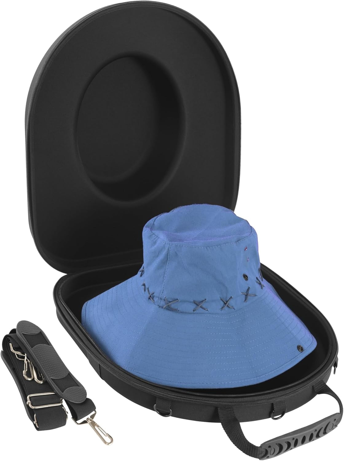 Cowboy Hat Box, Hard Hat Carrier Case, Travel Anti Extrusion Hats ...