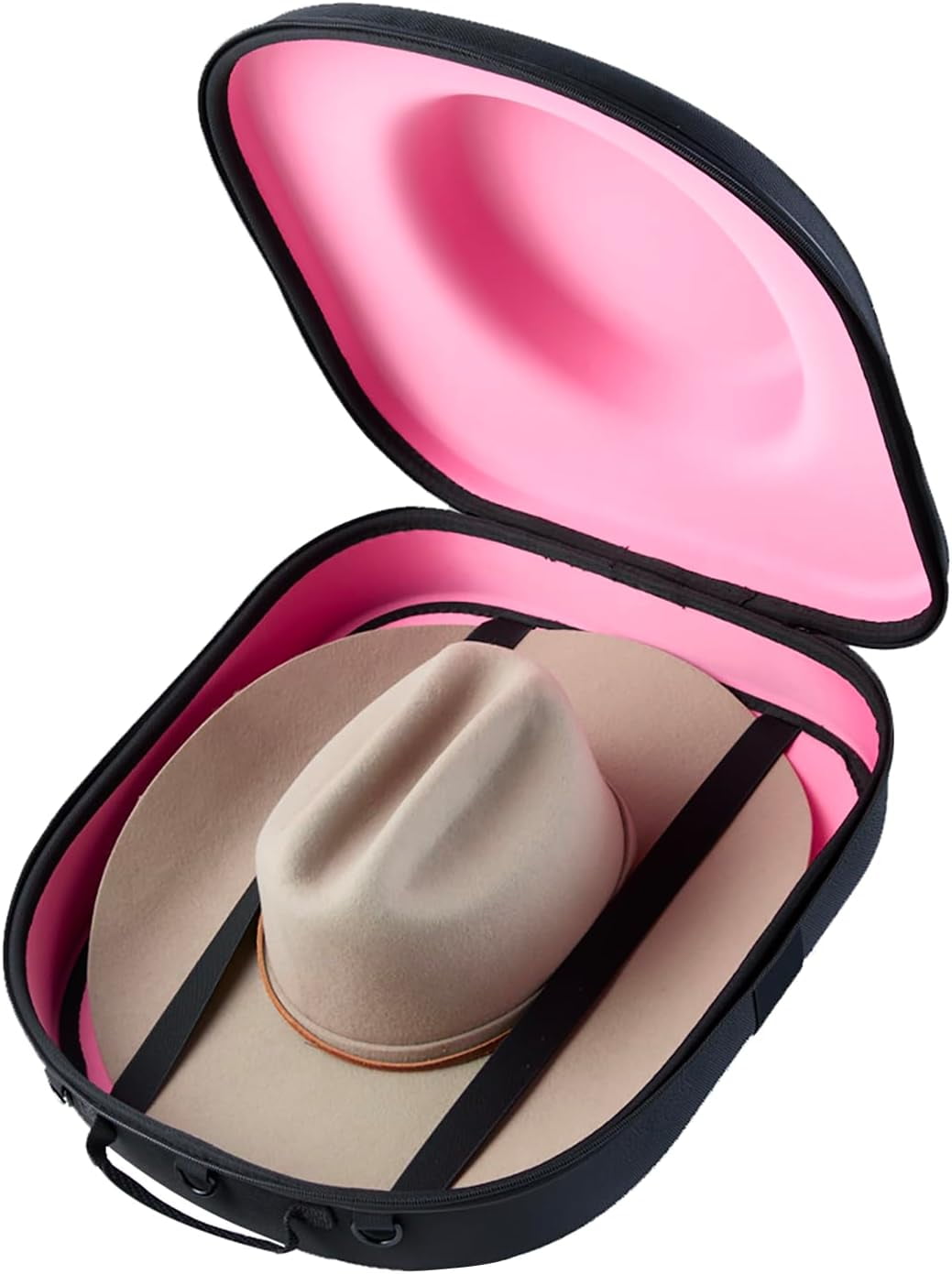 Cowboy Hat Holder for Travel – Crush Proof Hat Carrier Case for Travel ...
