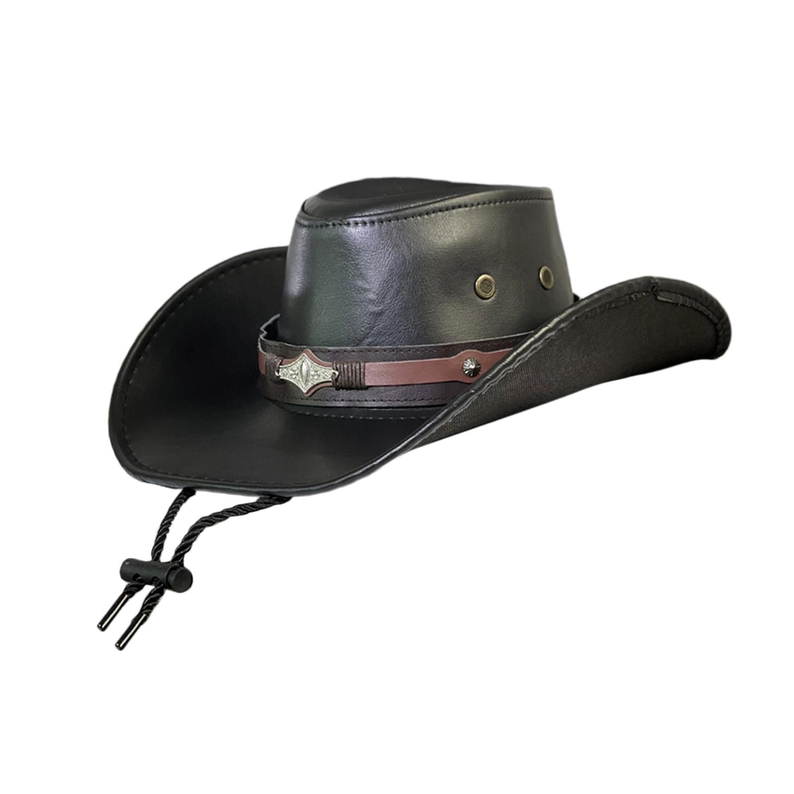 Segolike Cowboy Hat Jazz Caps Stylish Lightweight Cowgirl Hat with ...