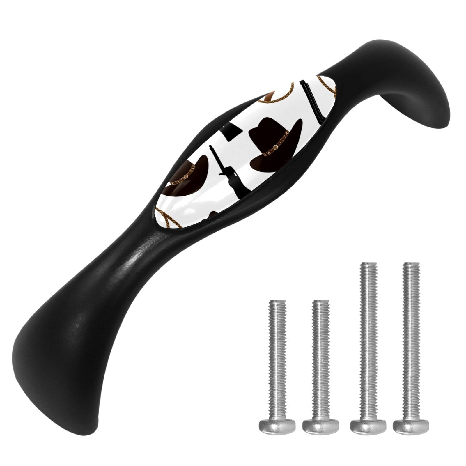 Cowboy Hat Kitchen Cabinet Pull Knobs Drawer Hardware Handles for Door ...