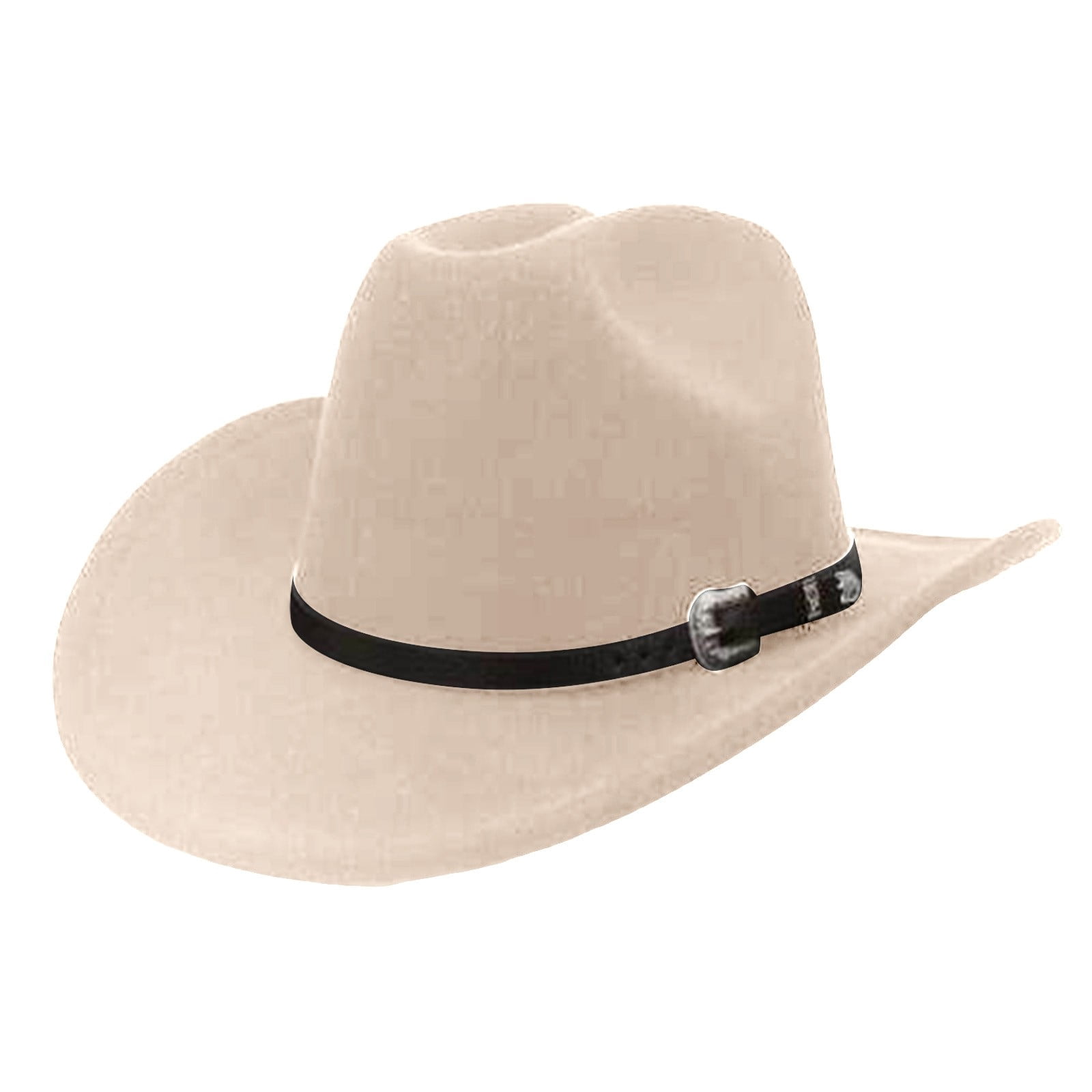 Cowboy Hat for Women Classic Outdoor Fedora Hats White Hat Western ...