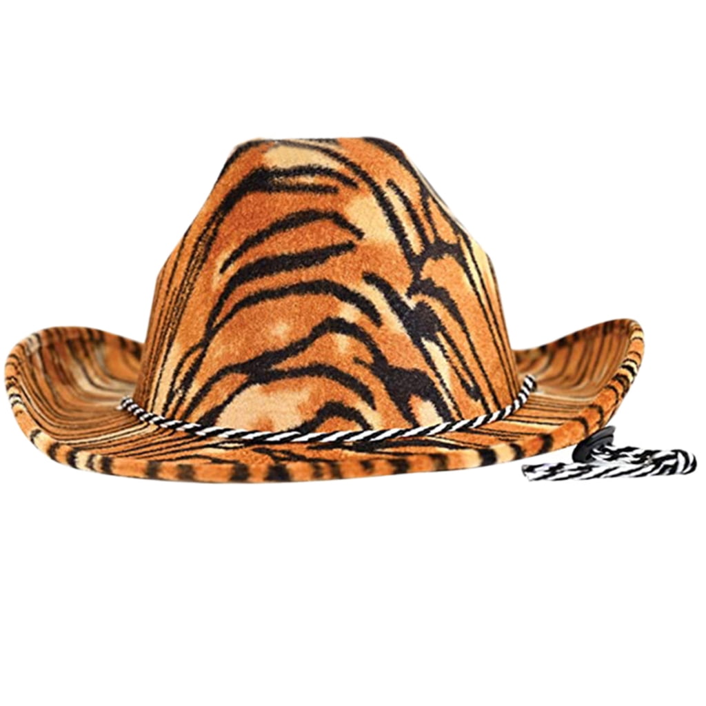 Cowboy Hats Animal Print Summer Sunhat Western Cowgirl Hat for Men ...