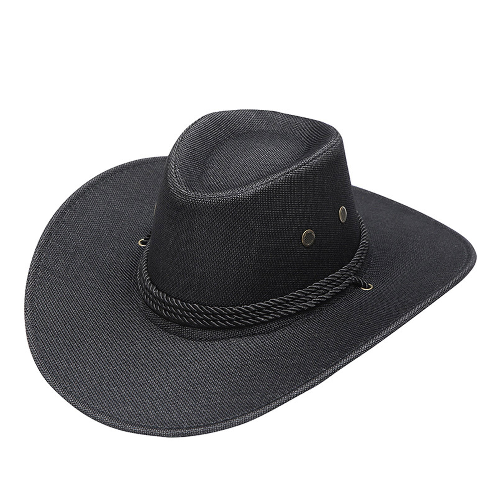 Cowboy Hats for Men Straw Cowboy Hats Black Hats Summer Cowboy Hats for ...