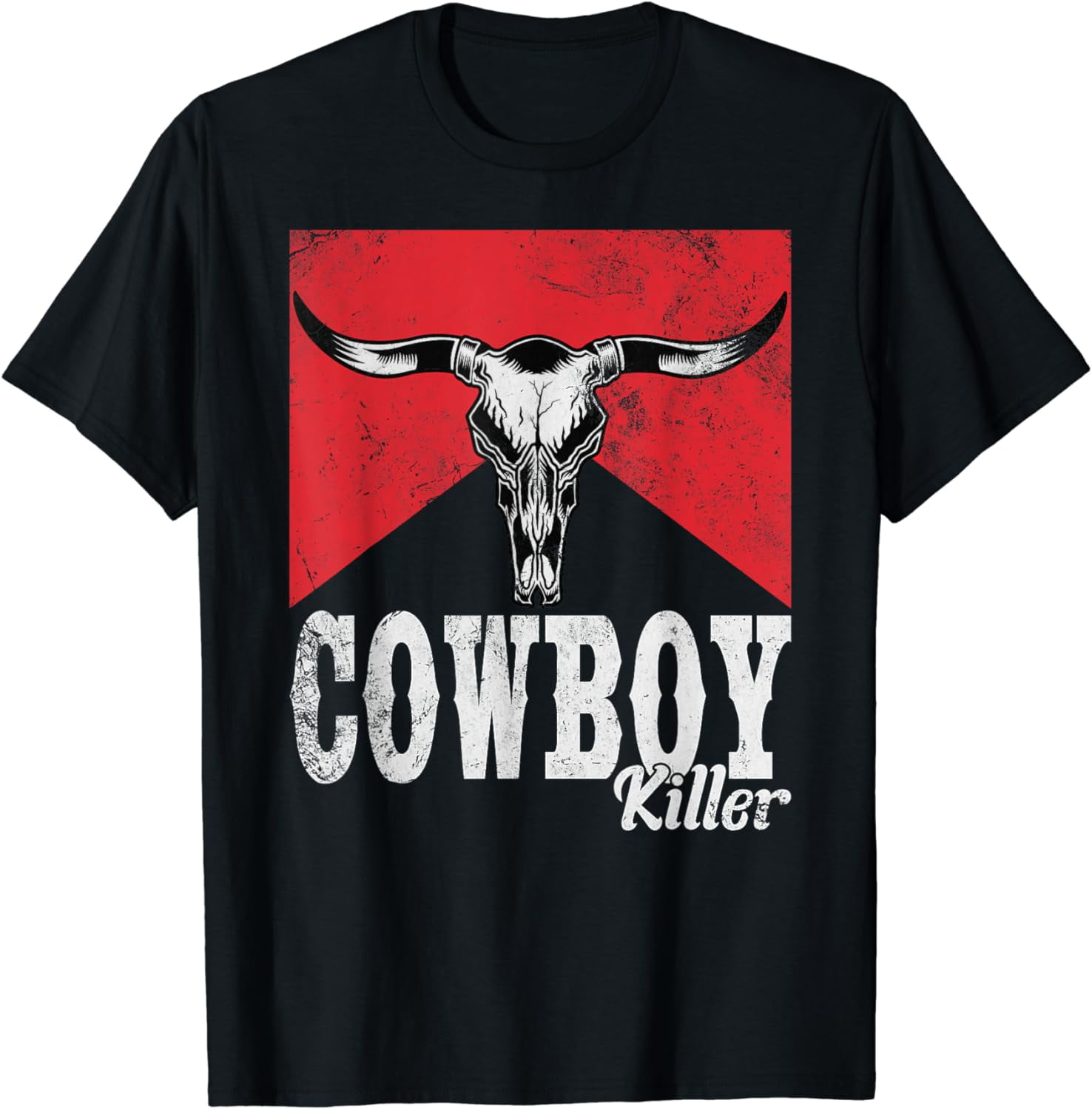 Cowboy Killer Shirt Western Cowgirl Cowboy Killers Bull Horn T-Shirt ...