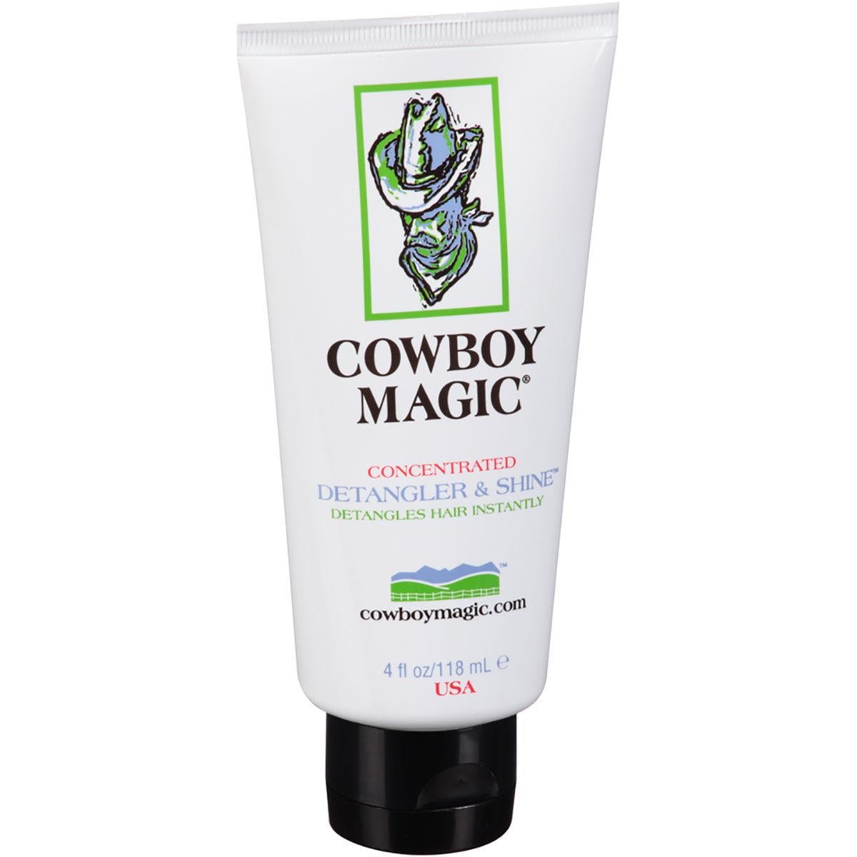 Cowboy Magic Detangler & Shine 4 Oz for Moisturizing, Silk Protein ...