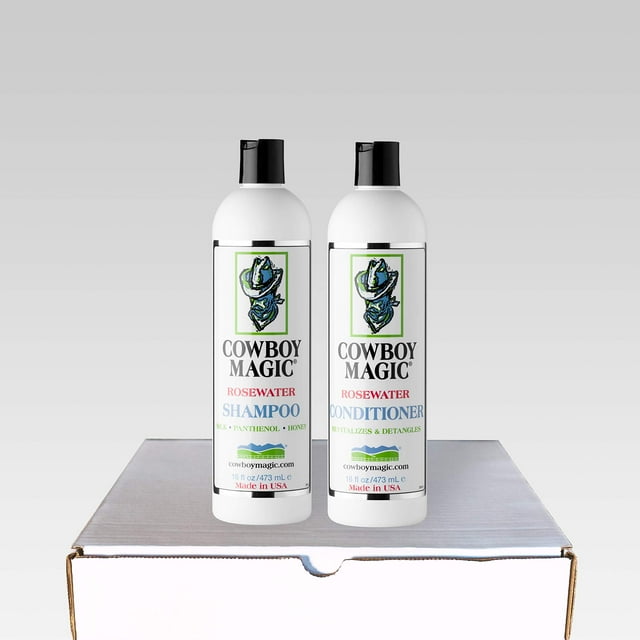 Cowboy Magic: Rosewater Shampoo + Conditioner (16 Oz Each) - Walmart.com