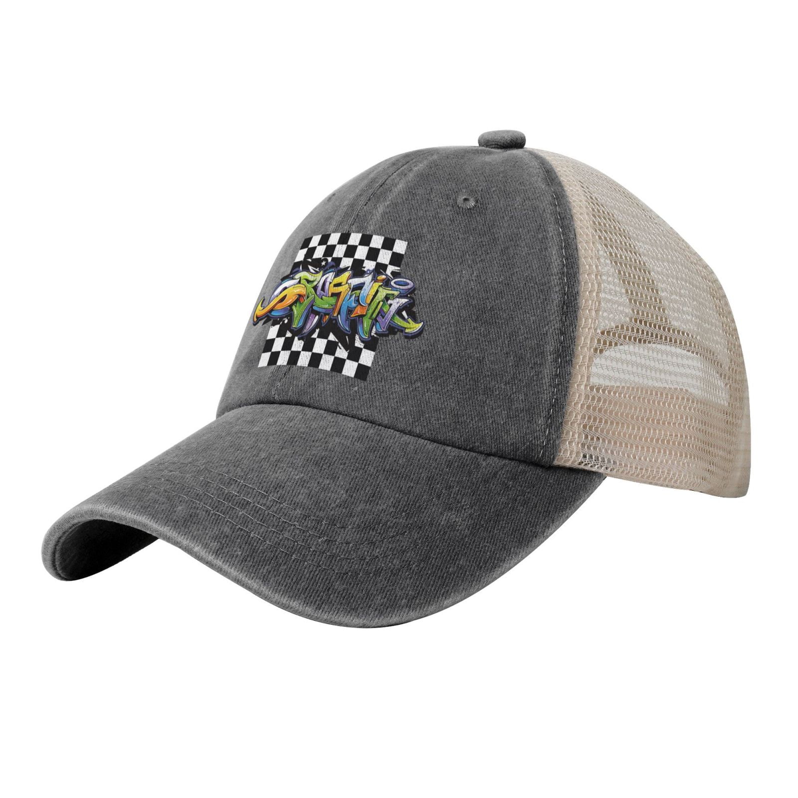 Cowboy Mesh Baseball Captrend Graffiti Art Fashion - Walmart.com