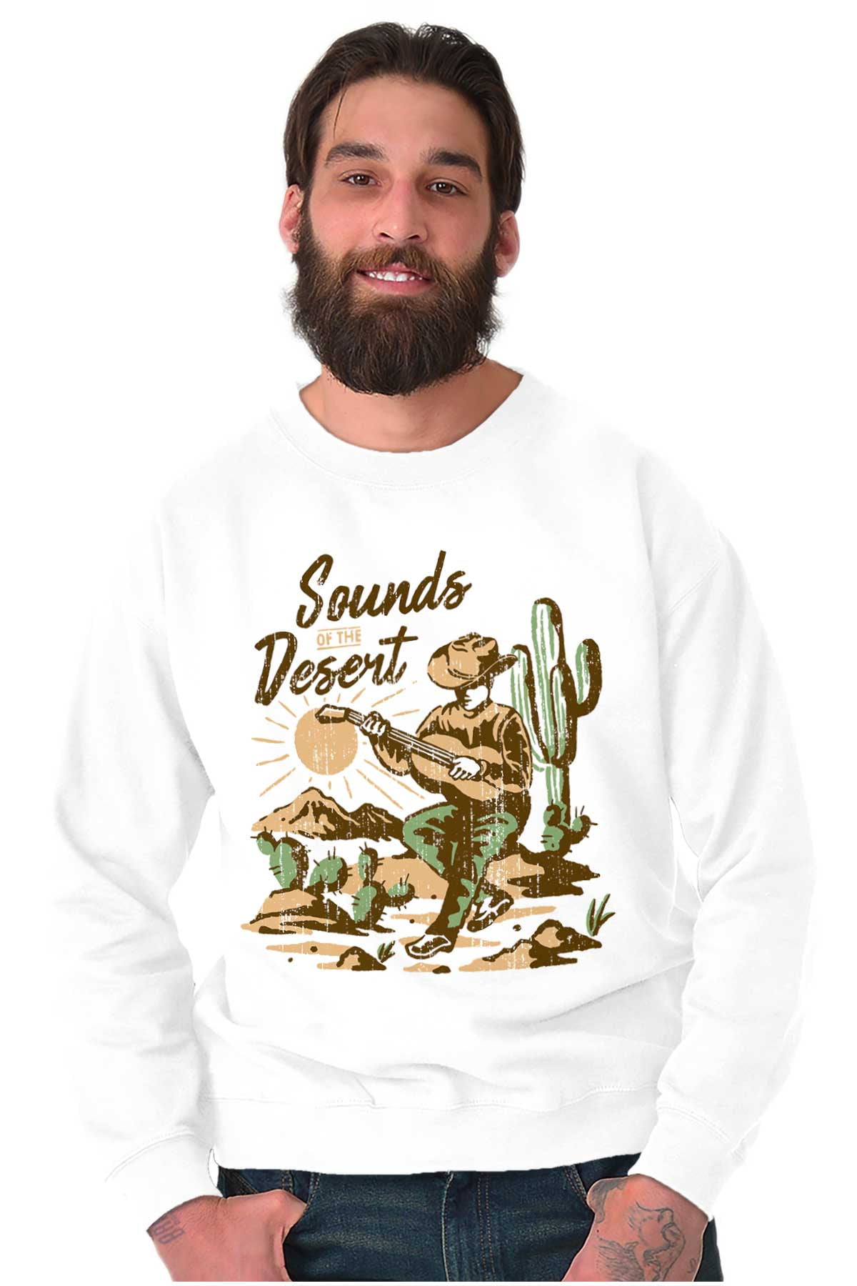 Cowboy Music Sounds of the Desert Sweatshirt for Men or Women Brisco ...