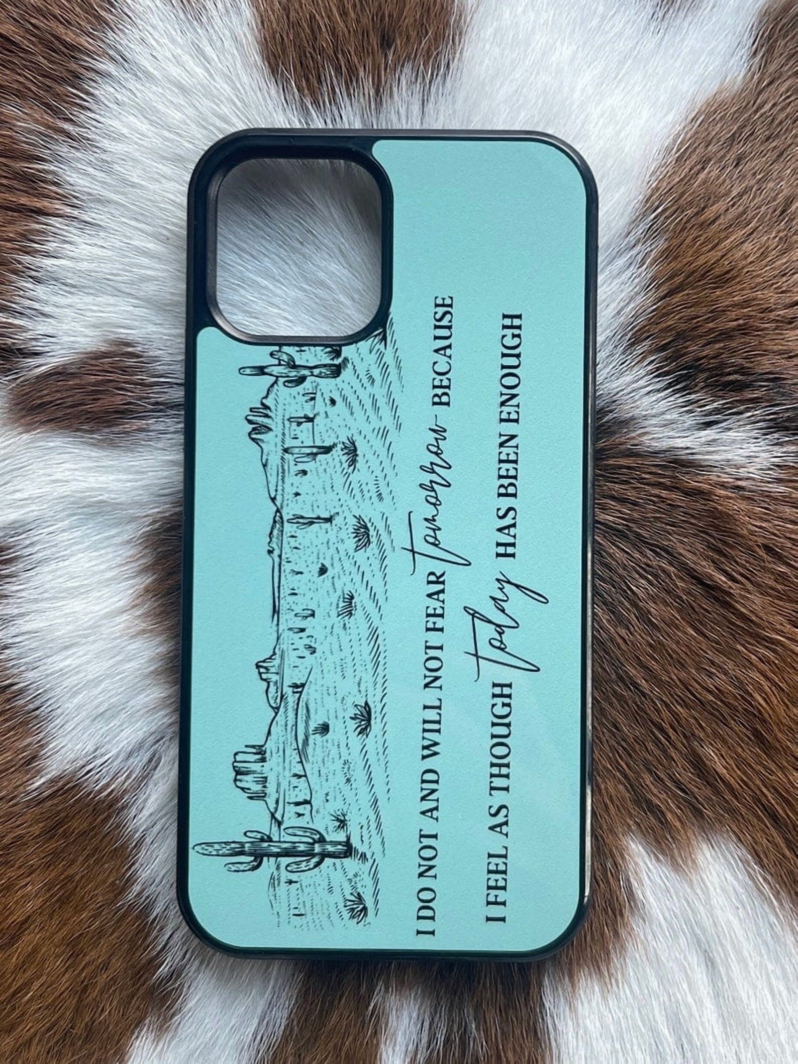 Cowboy Poetry Quote Western Country Art Phone Case for iPhone 11 12 13 ...