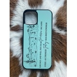 Cowboy Poetry Quote Western Country Art Phone Case for iPhone 11 12 13 ...