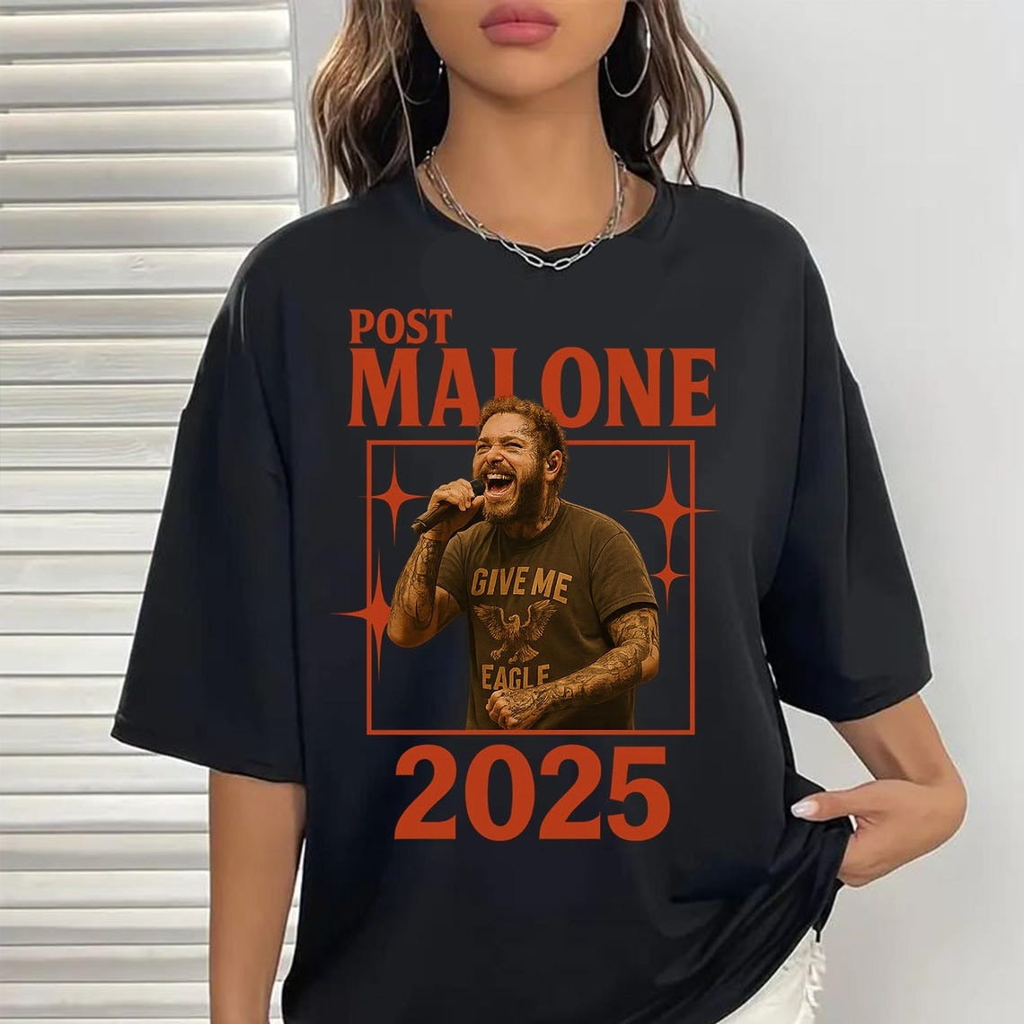 Cowboy Post MaloOne Tshirt, Posty Rap The Album Tour 2025 Tee - Walmart.com