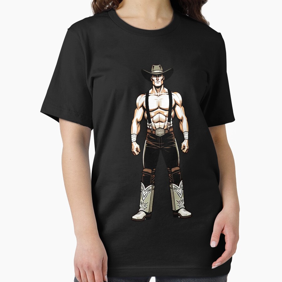 Cowboy Pro Wrestler Retro Vintage Wrestling Inspired Fan Unisex T-Shirt ...