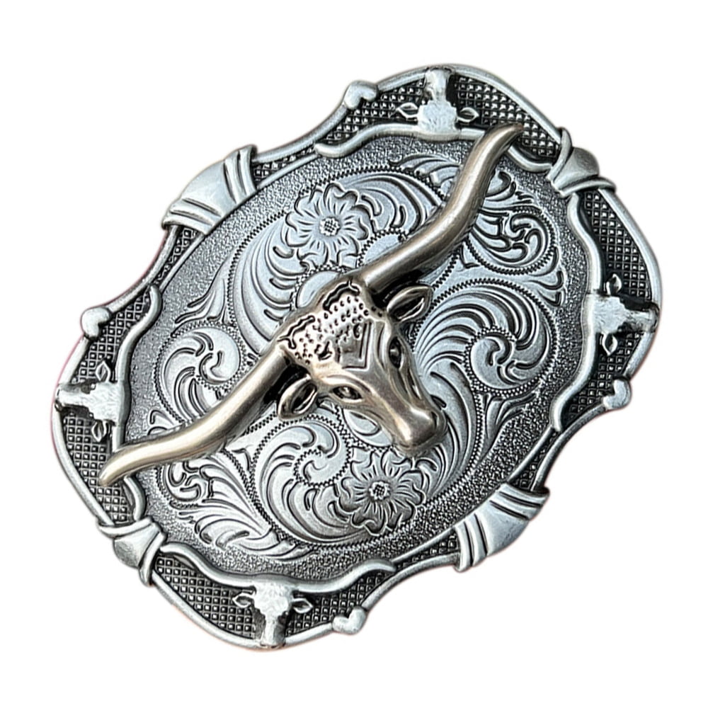 Cowboy Replacement Buckle Cowgirl Floral Engravings Belt Buckle Photo ...