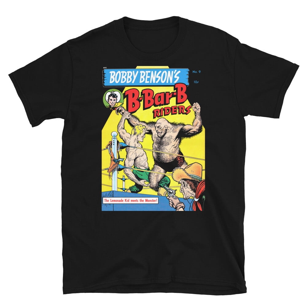 Cowboy Riders No. 9 Frazetta Cover Art Graphic Shirt - Walmart.com