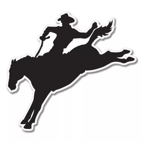 Cowboy Rodeo Car Sticker Phone Decal Water Bottle Stickers Car Decals ...
