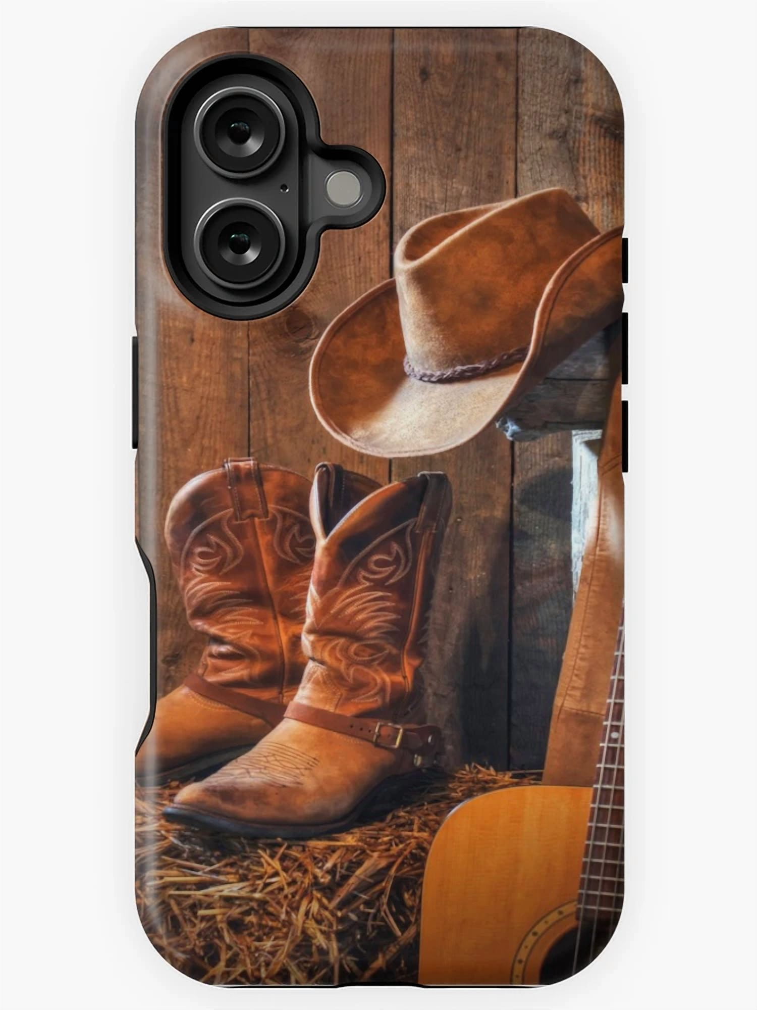 Cowboy Siesta iPhone Case, Western Style Resting Cowboy Art 11 12 13 14 15 16 Pro Max - Walmart.com