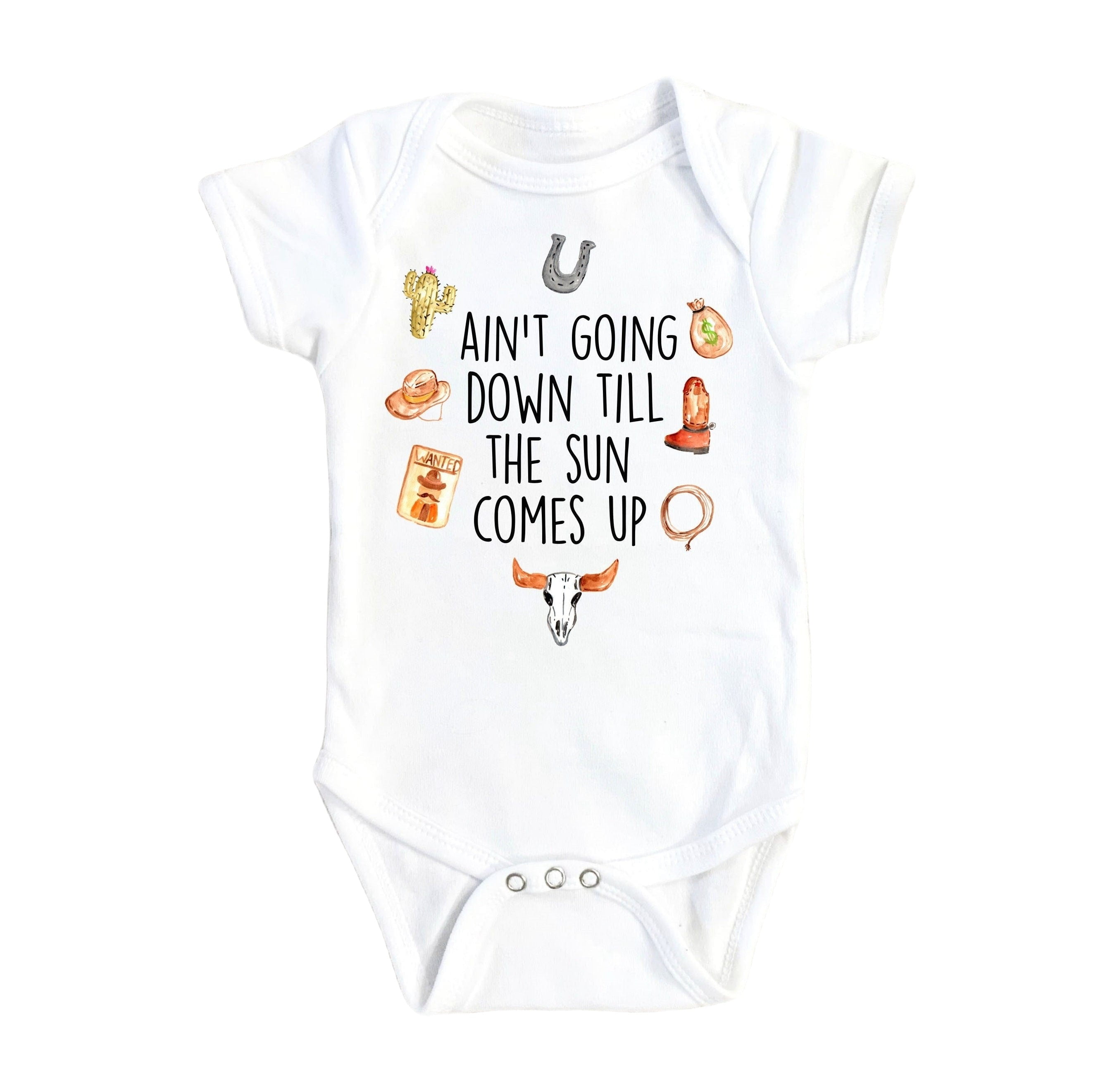 Cowboy Sleeping - Baby Boy Girl Clothes Infant Bodysuit Funny Cute Newborn - Walmart.com