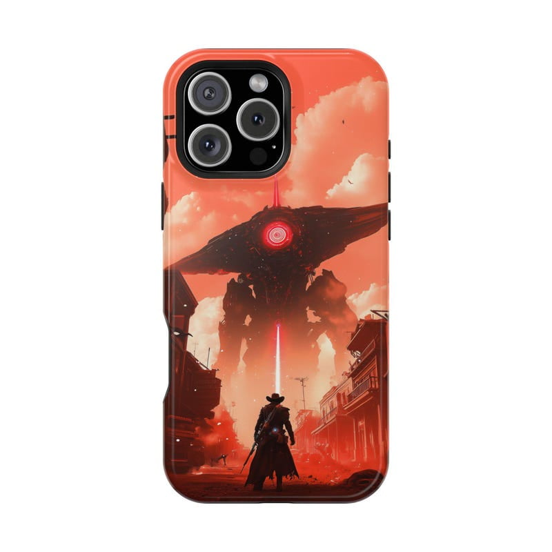 Cowboy Space Wild West Behemoth Mech Graphic Case for iPhone 11,12,13 ...