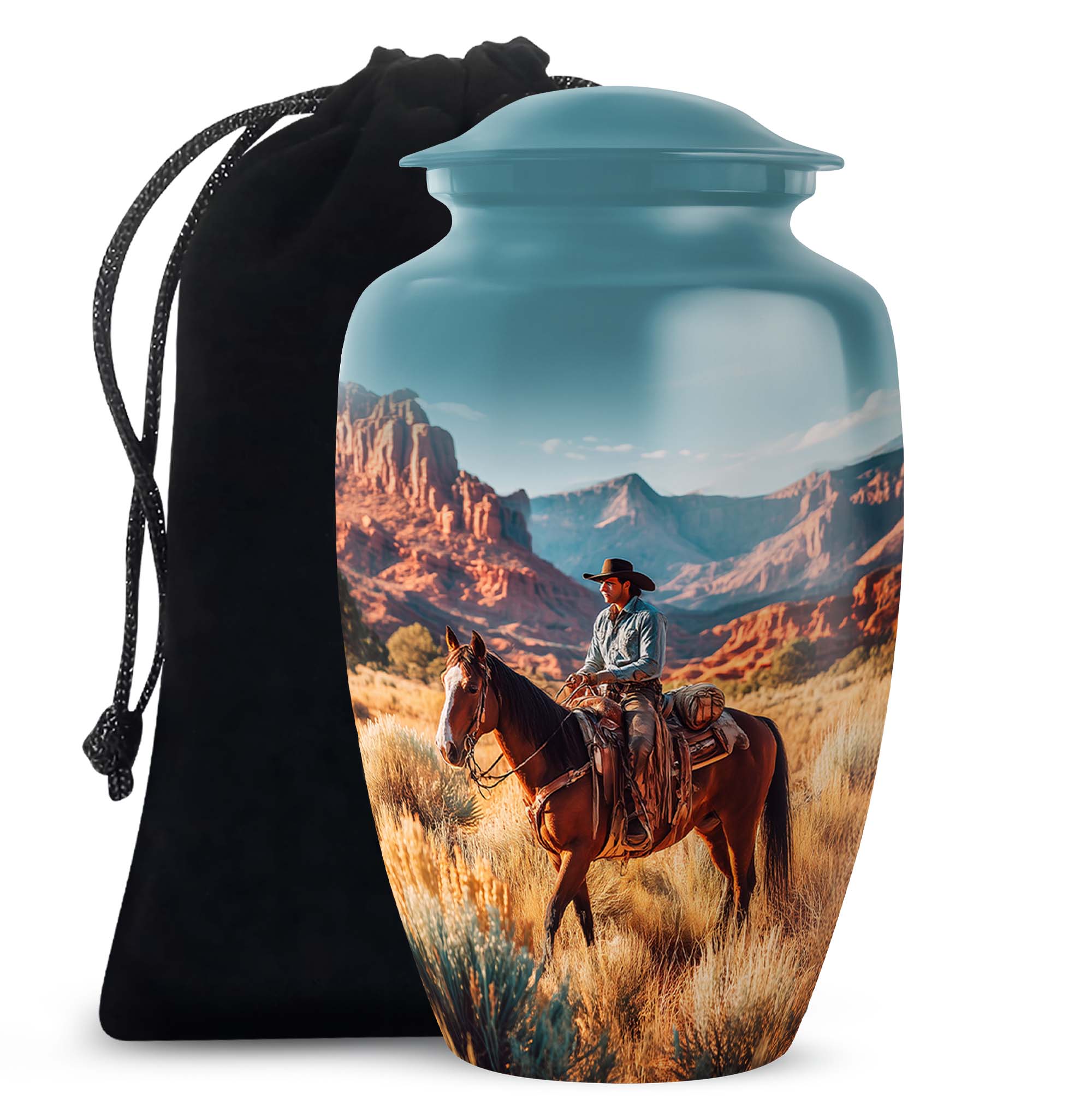 Cowboy Urns For Human Ashes Woman, Funeral Urns For Ashes Adult Female ...