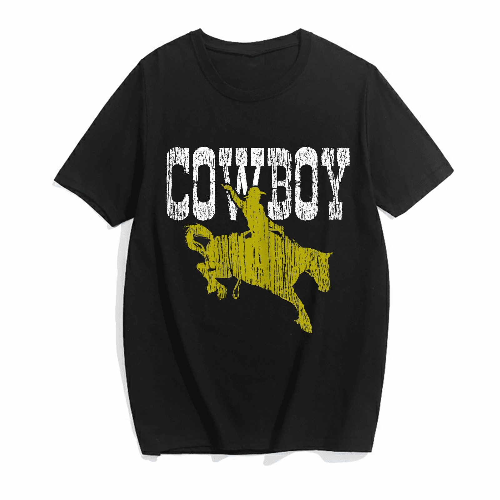 Cowboy Western Rodeo Horse Vintage Cute T-Shirt Women and Men - Walmart.com