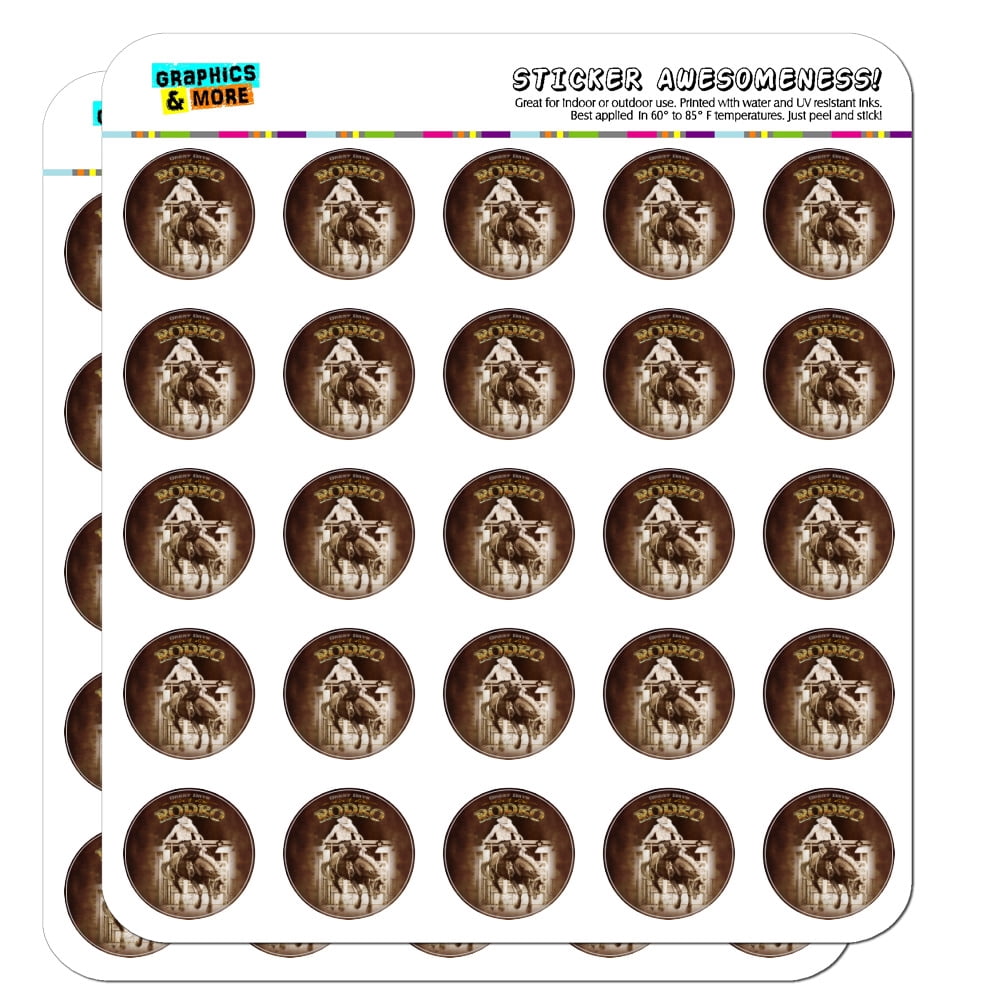 Cowboy Western Rodeo Vintage Horse Bucking Riding Planner Calendar ...