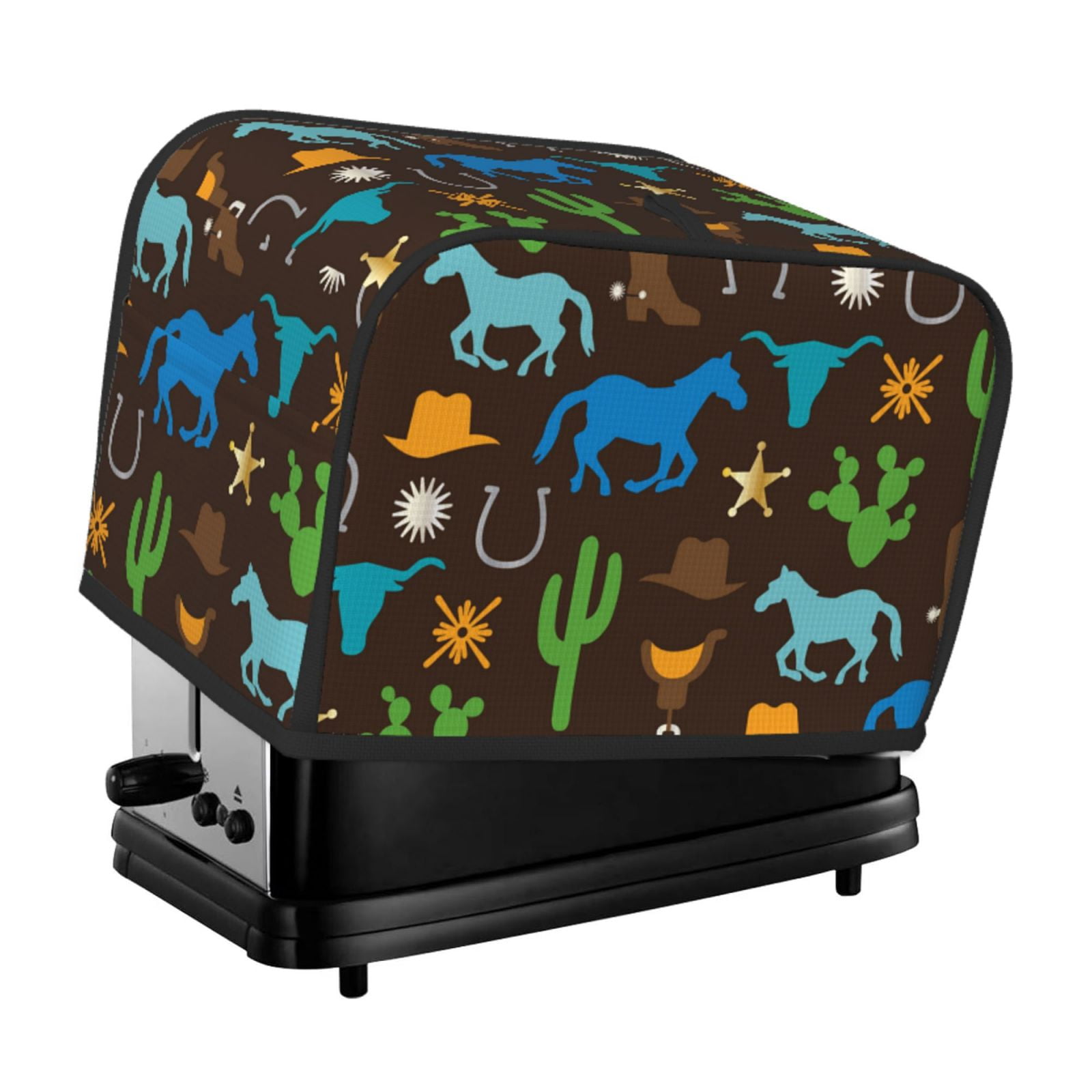 Cowboy Western West Horse Cactus 2 Slice Toaster Cover Bread Maker Dust ...