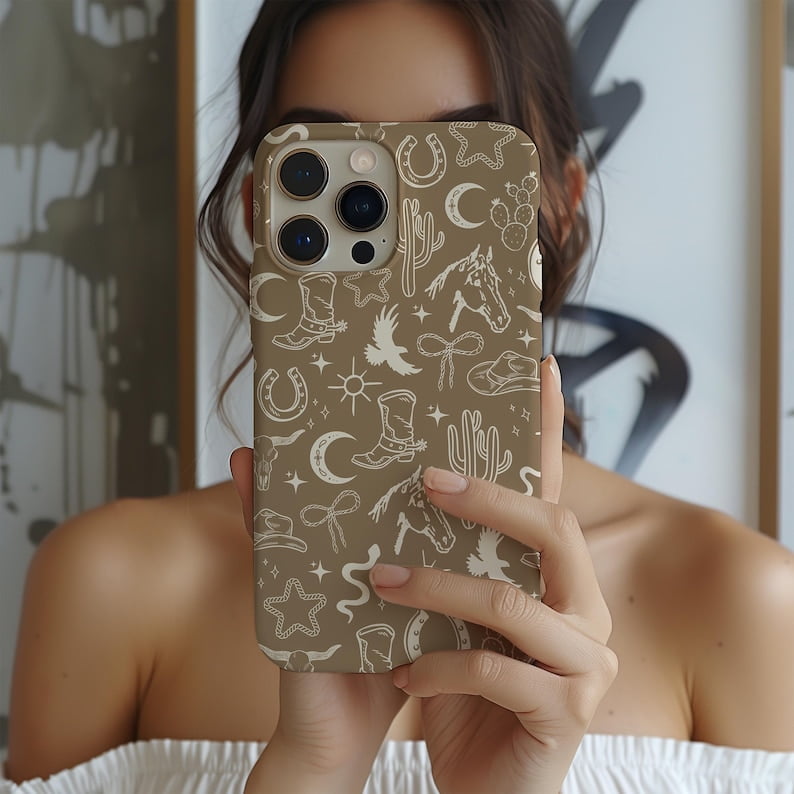 Cowboy Western iPhone Case – Wild West Country Style for iPhone 11 to ...