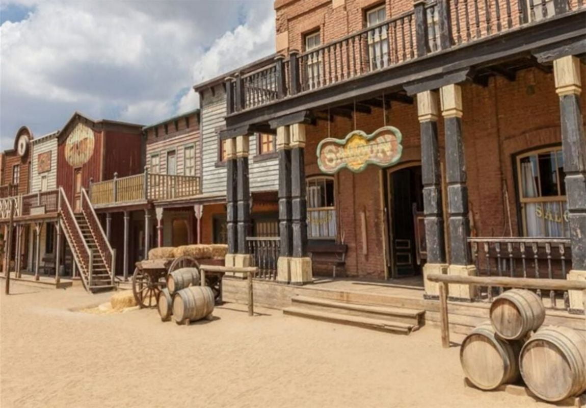 Cowboy Wild West Style Bar Background Birthday ration Banner Photo ...